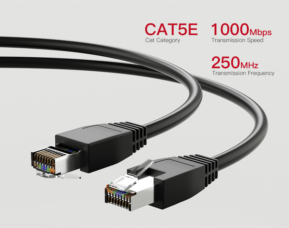 GigE vision Cat5E High Flex Ethernet Straight Cable | For Machine Vision